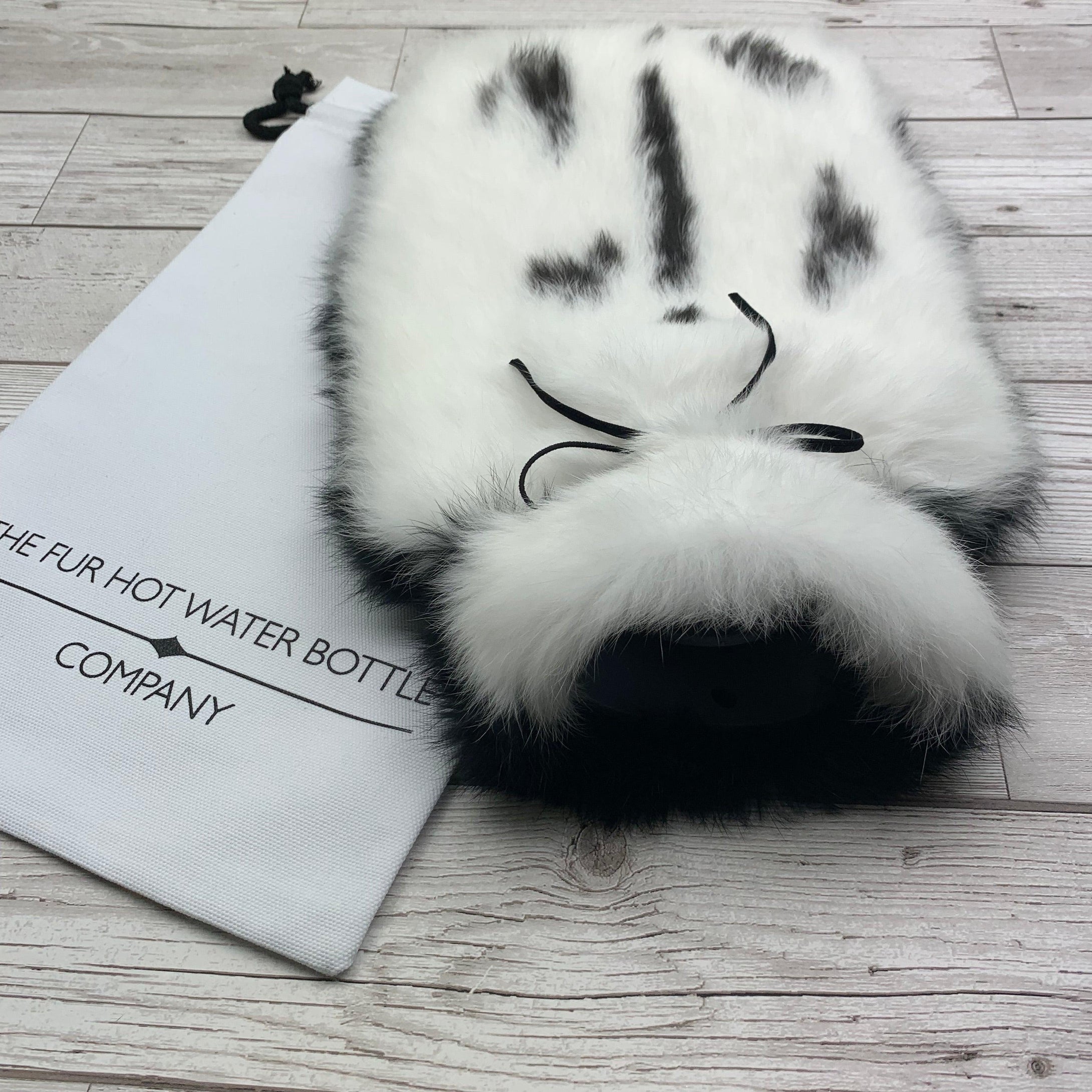Rabbit Fur Luxury Hot Water Bottle - Large - #176