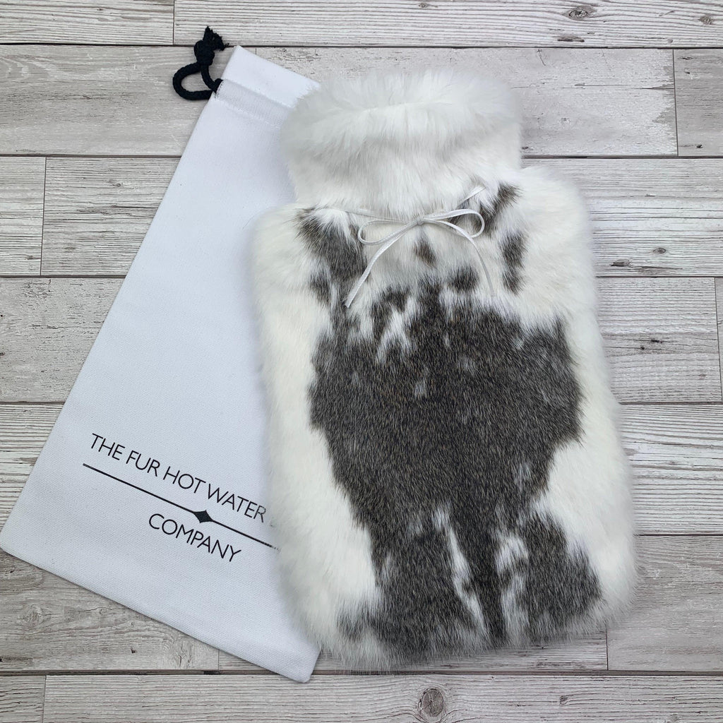 Rabbit Fur Luxury Hot Water Bottle | A warm embrace on a chilly night