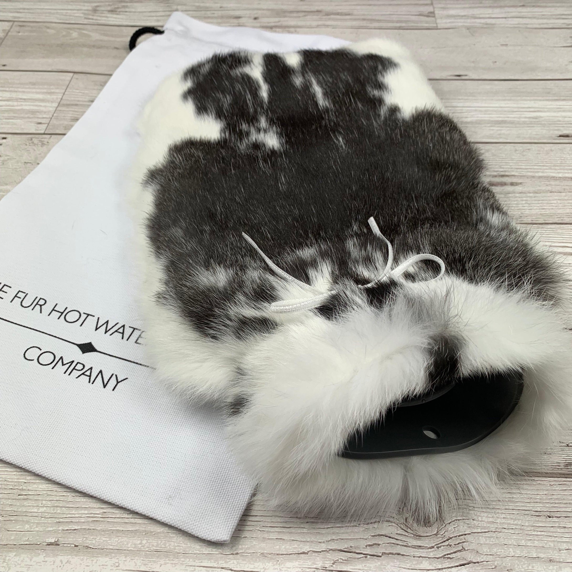 Rabbit Fur Luxury Hot Water Bottle | Furry Hot Water Bottle by The Fur