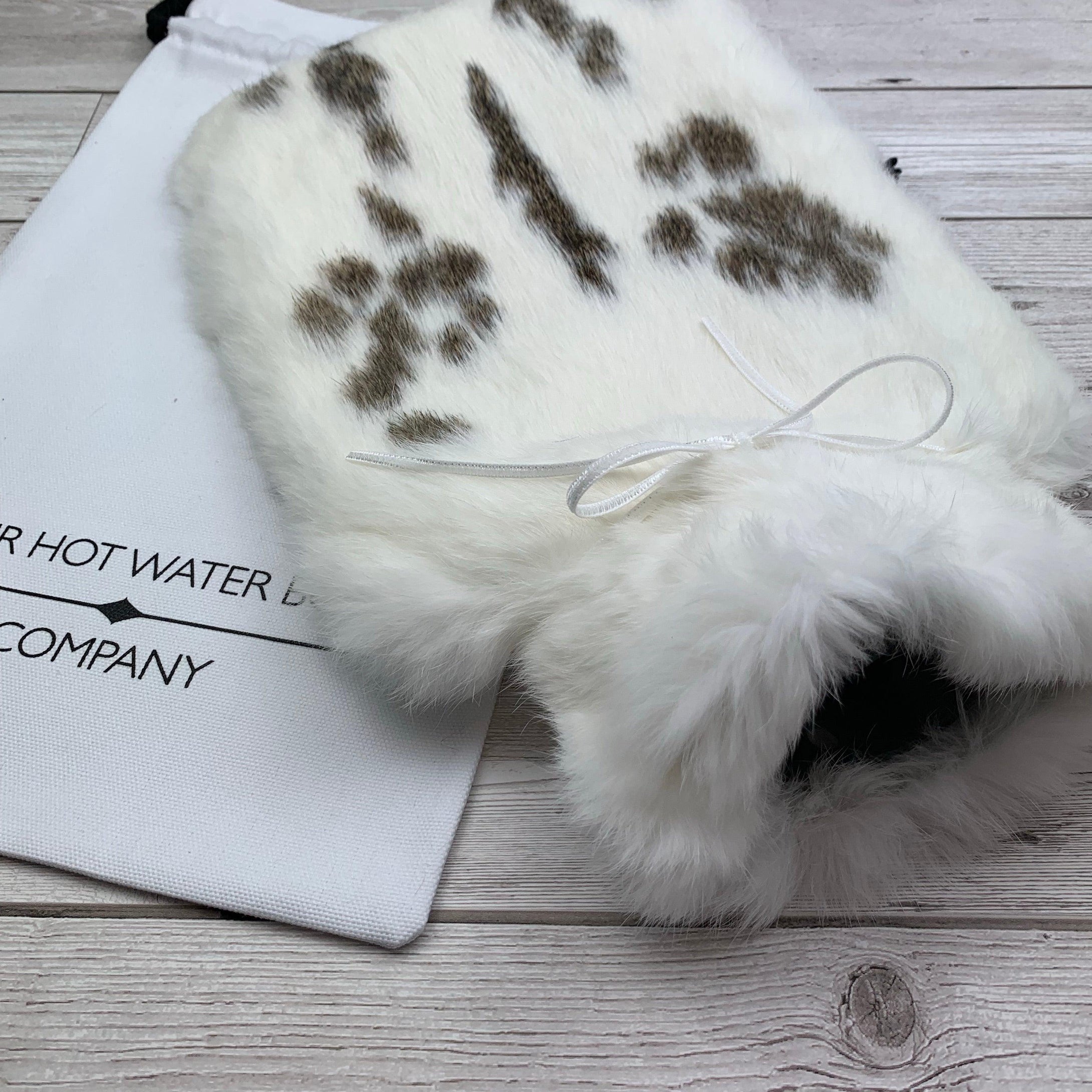 Luxury Rabbit Fur Hot Water Bottle | One of a kind | £155.00
